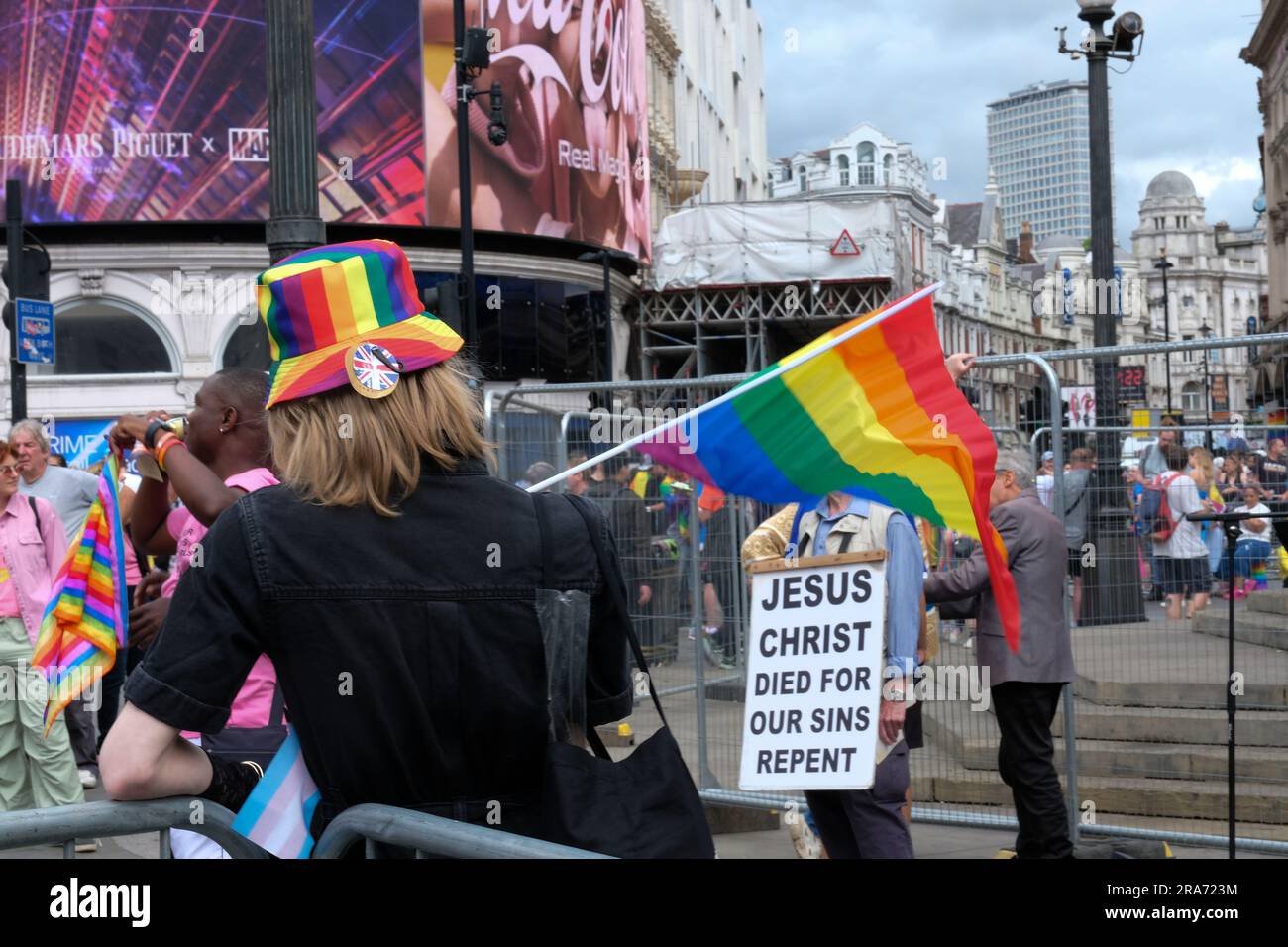 London, United Kingdom. 1st July 2023. People march The Pride in London ...
