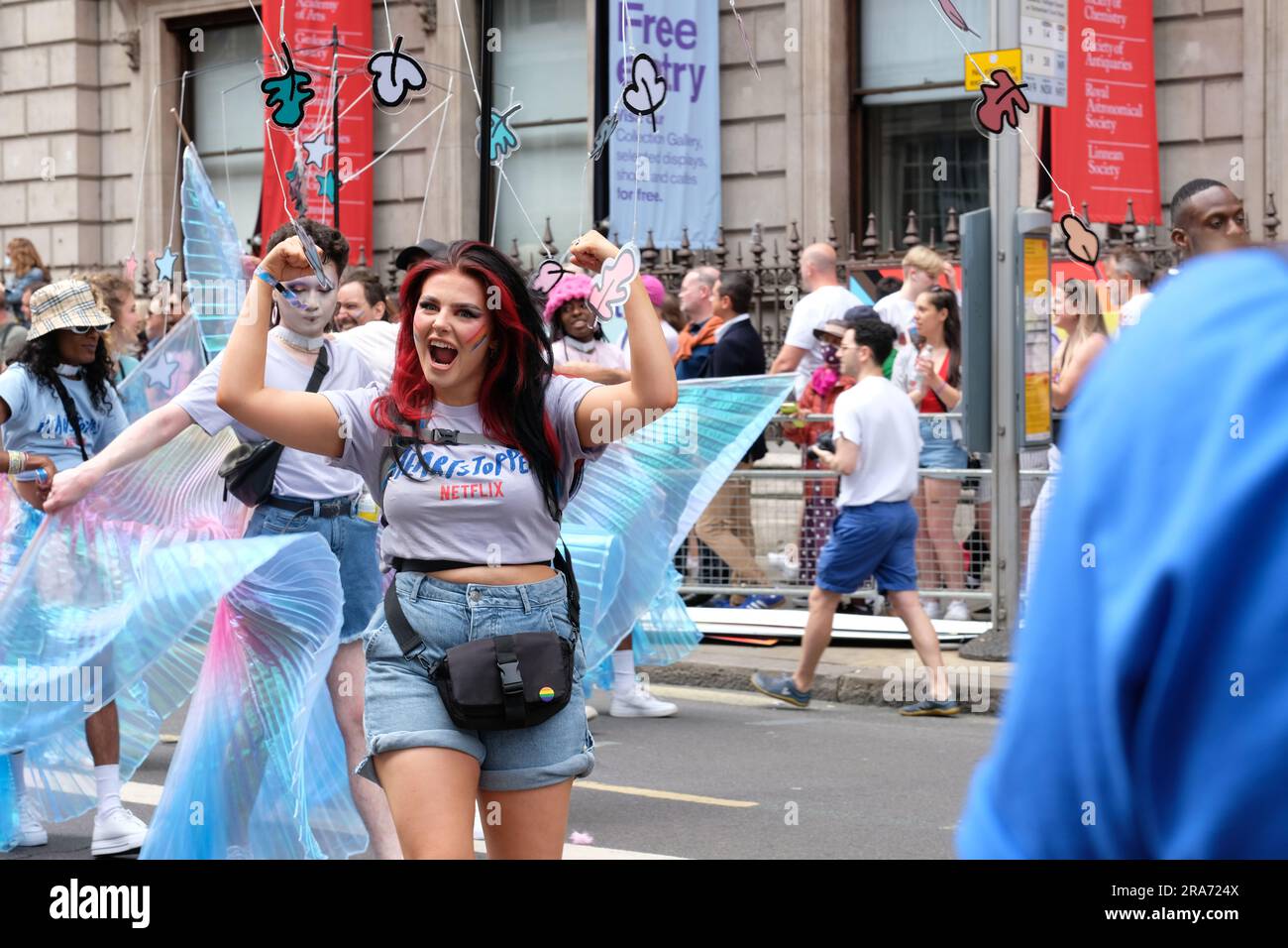 London, United Kingdom. 1st July 2023. People march The Pride in London ...
