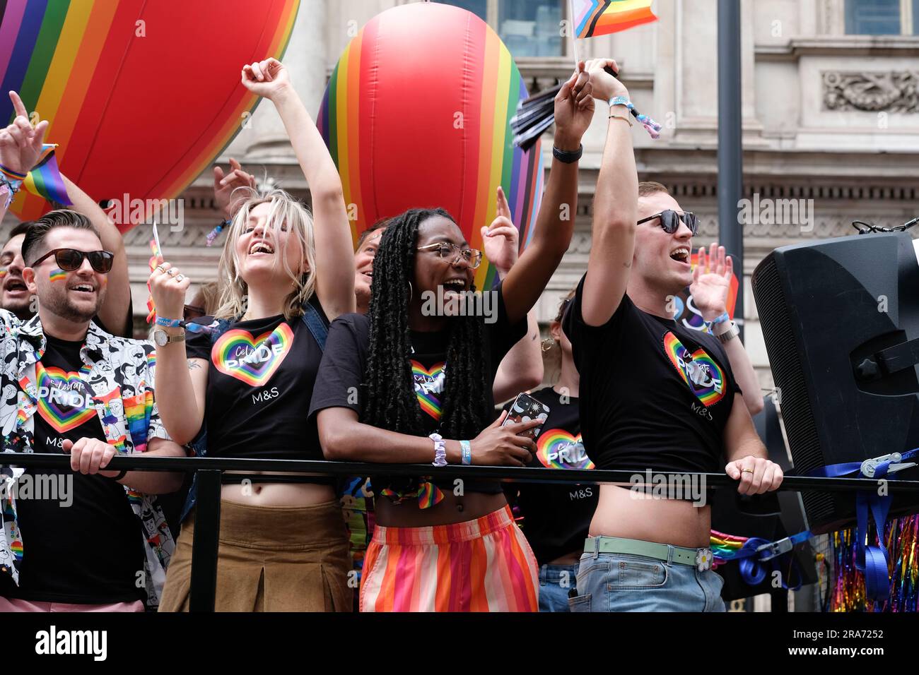 London, United Kingdom. 1st July 2023. People march The Pride in London ...