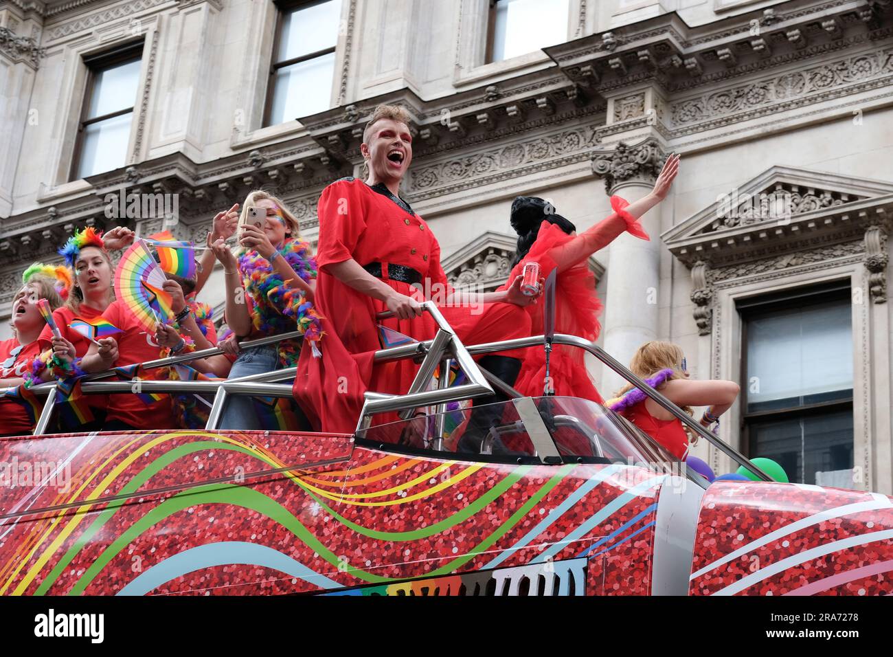 London, United Kingdom. 1st July 2023. People march The Pride in London ...
