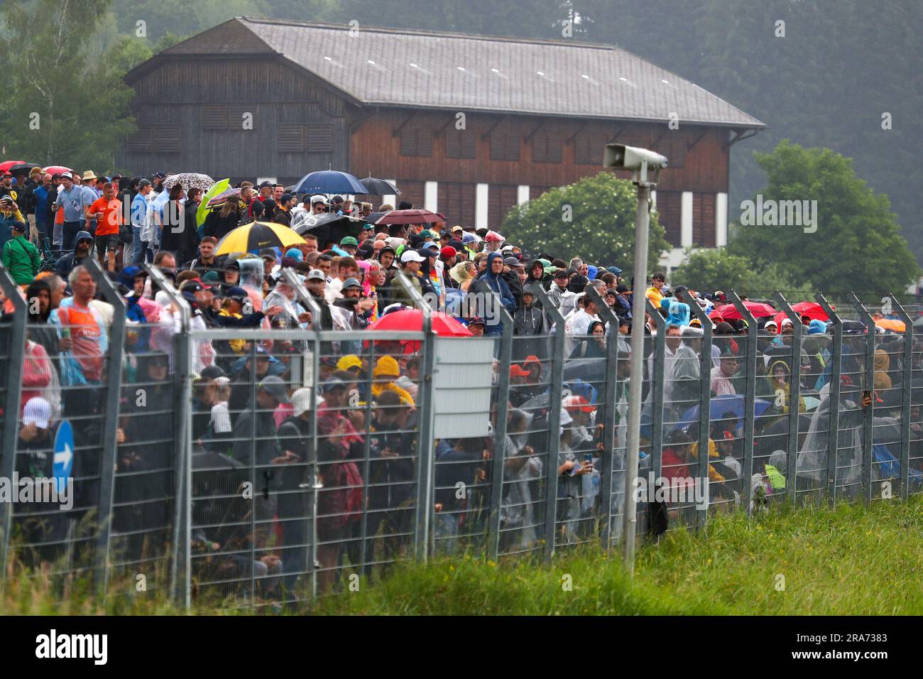 Red Bull Ring Circuit, Spielberg, Austria, July 01, 2023, supporters ...