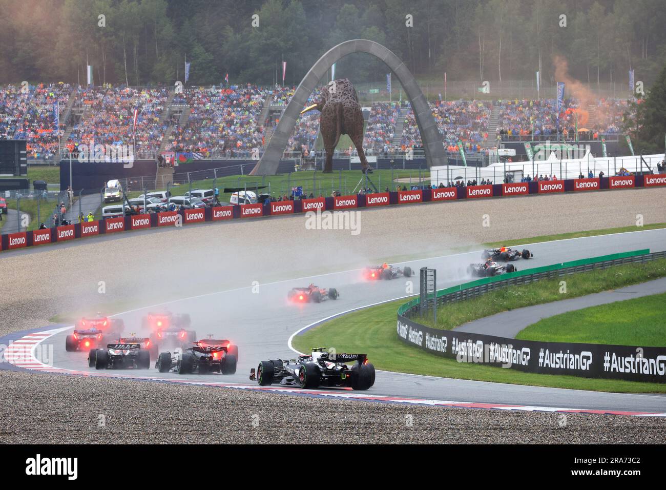 Red Bull Ring Circuit, Spielberg, Austria, July 01, 2023, Start of the ...