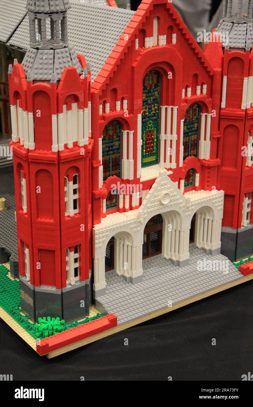 Artwork by Jonathan Lopes Lego convention Raleigh North Carolina Stock ...