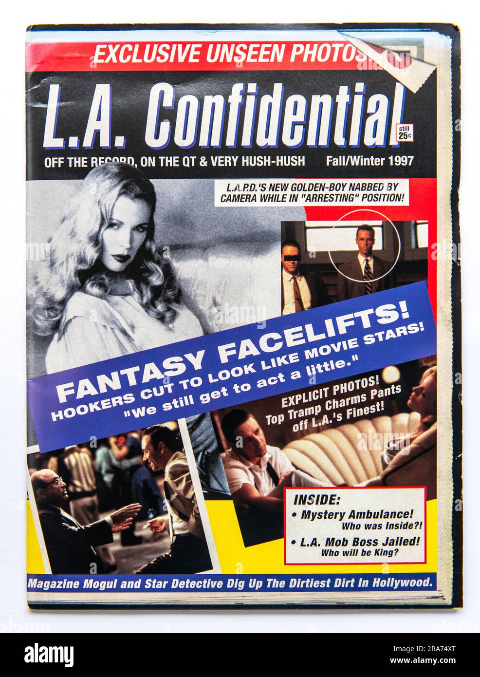 Front cover of publicity information for the movie L.A. Confidential ...