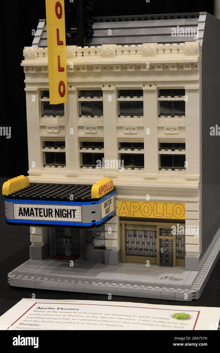 Artwork by Jonathan Lopes Lego convention Raleigh North Carolina Stock ...