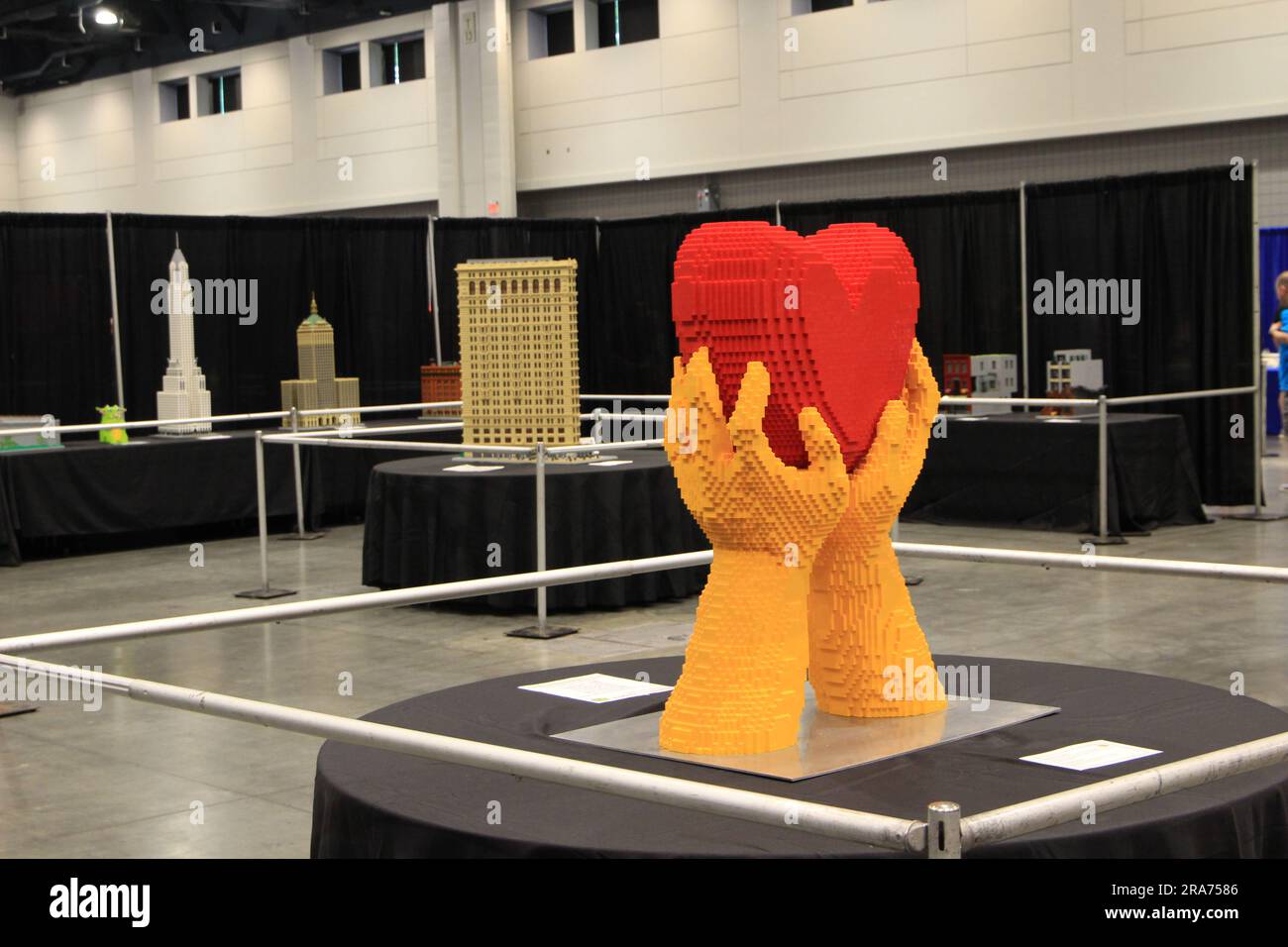 Artwork by Jonathan Lopes Love Lego convention Raleigh North Carolina ...