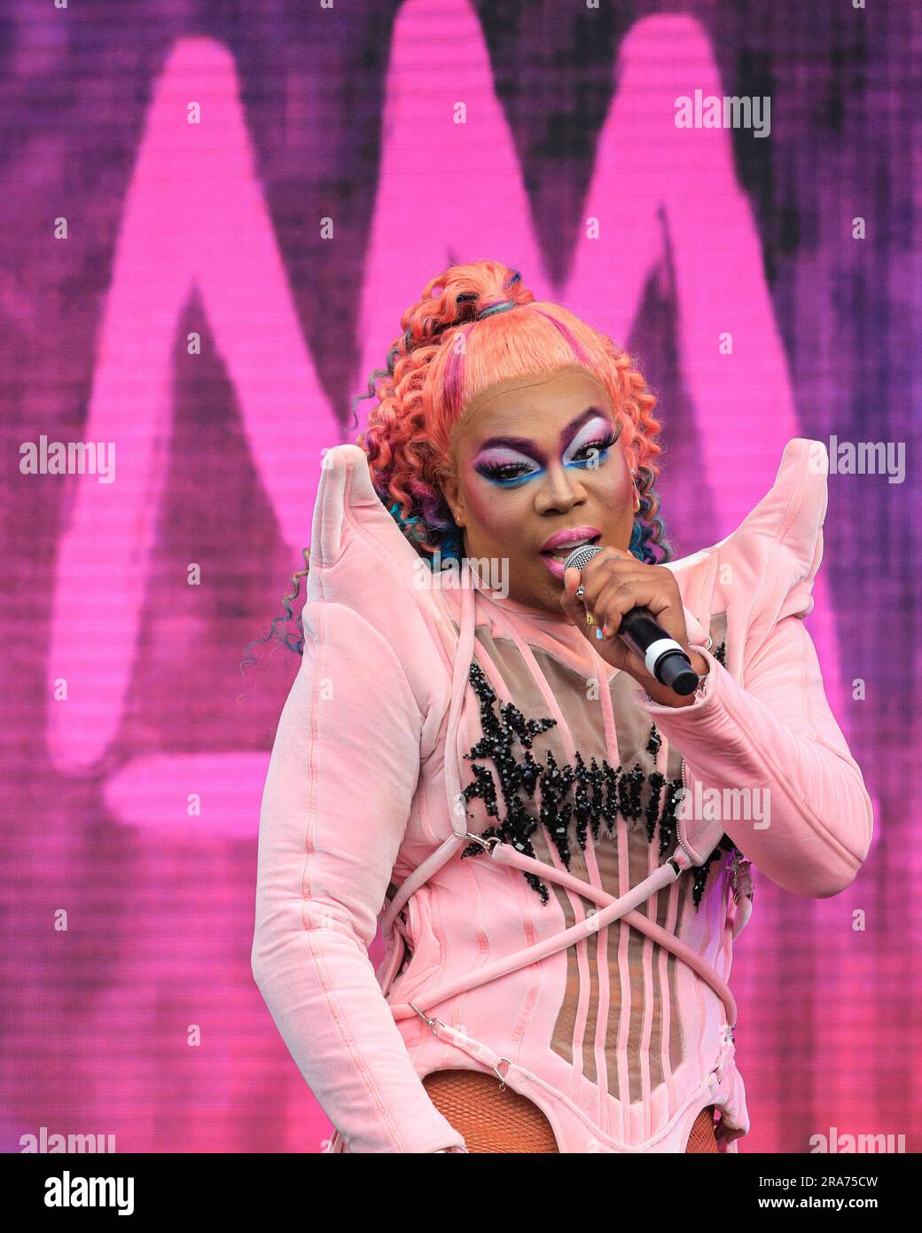 London, UK. 01st July, 2023. Todrick Hall, US singer, choreographer and ...