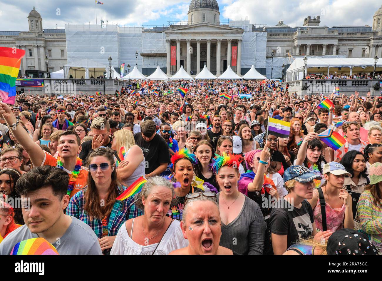 Singer pride in london parade hi-res stock photography and images - Alamy