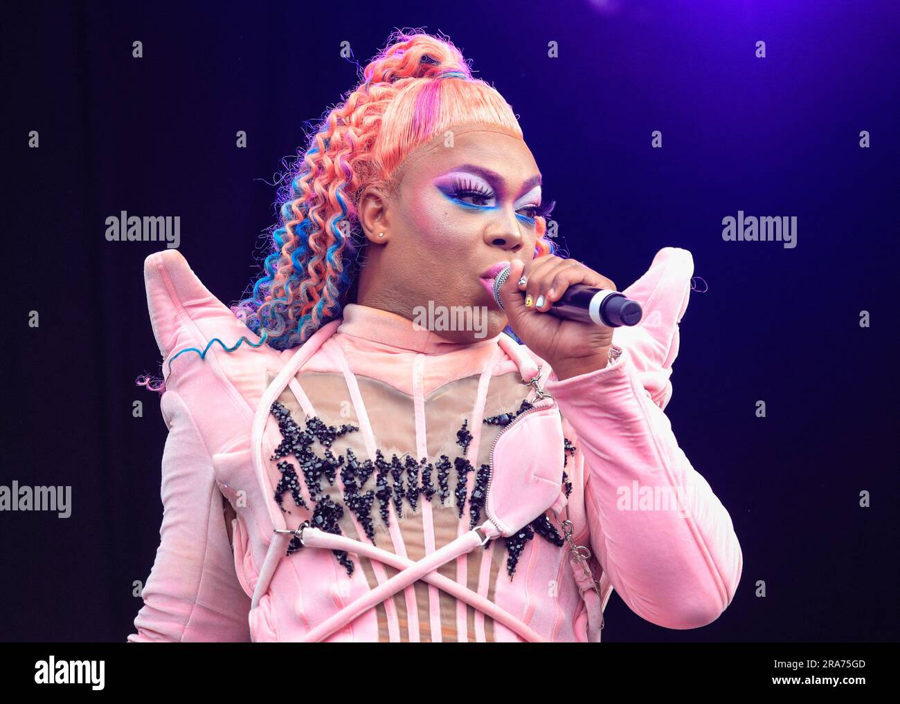 London, UK. 01st July, 2023. Todrick Hall, US singer, choreographer and ...
