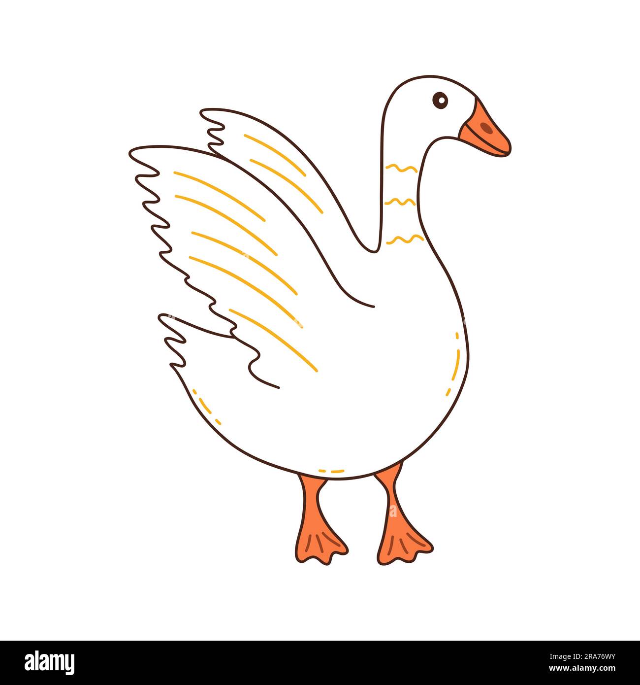 Goose walks Stock Vector Images - Alamy