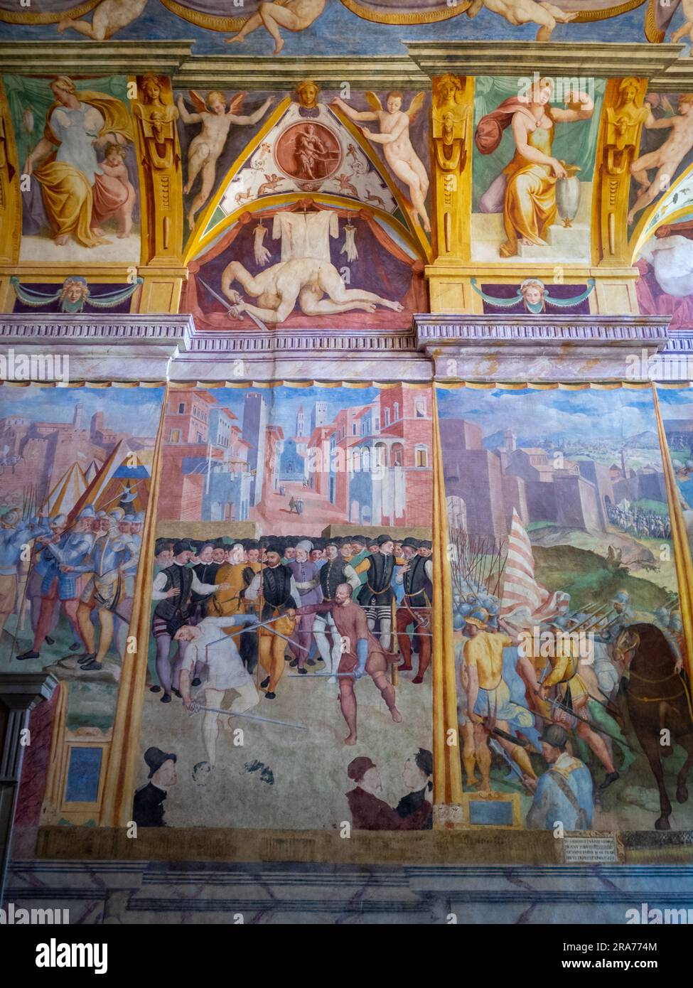Hall of deeds of Ascanio, by Nicholas Circignani said the Pomarancio ...