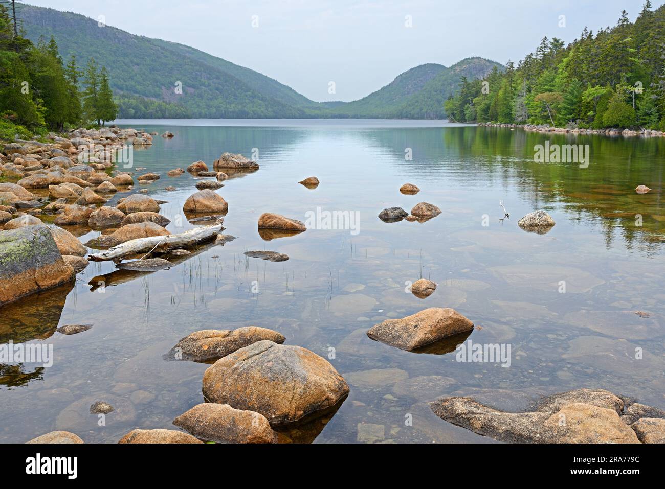 Jordan Pond, one of park's most pristine lakes, with outstanding ...