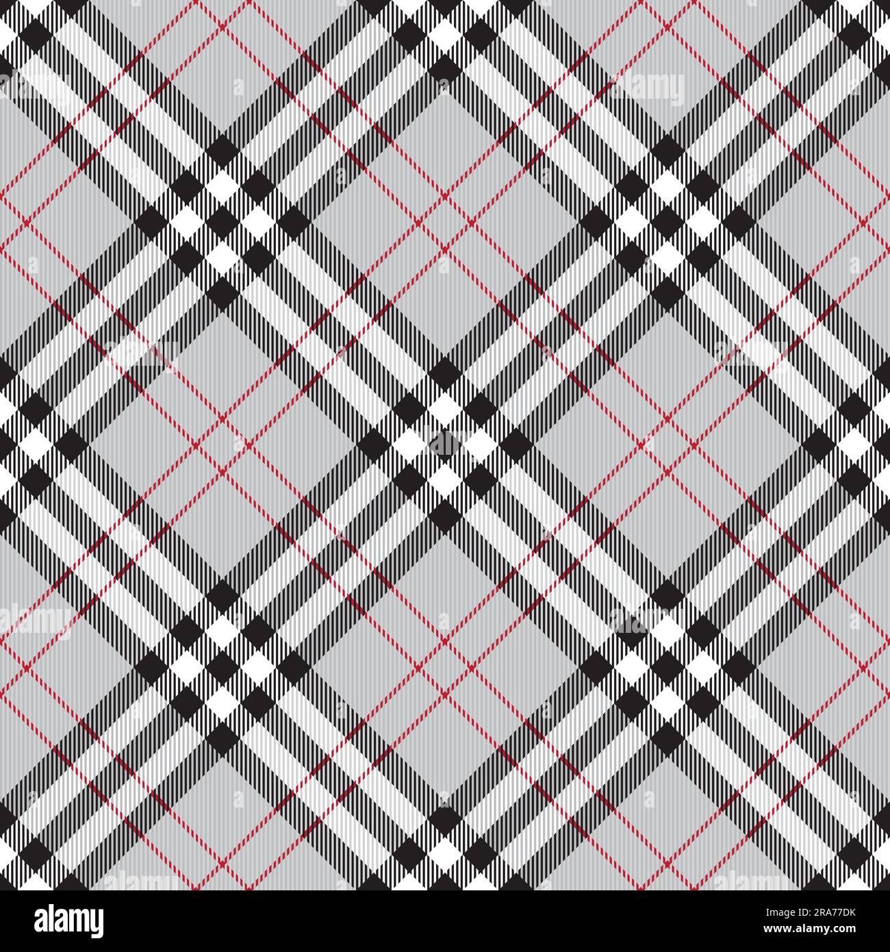 Traditional Scottish checkered plaid ornament. Diagonal vintage tartan ...