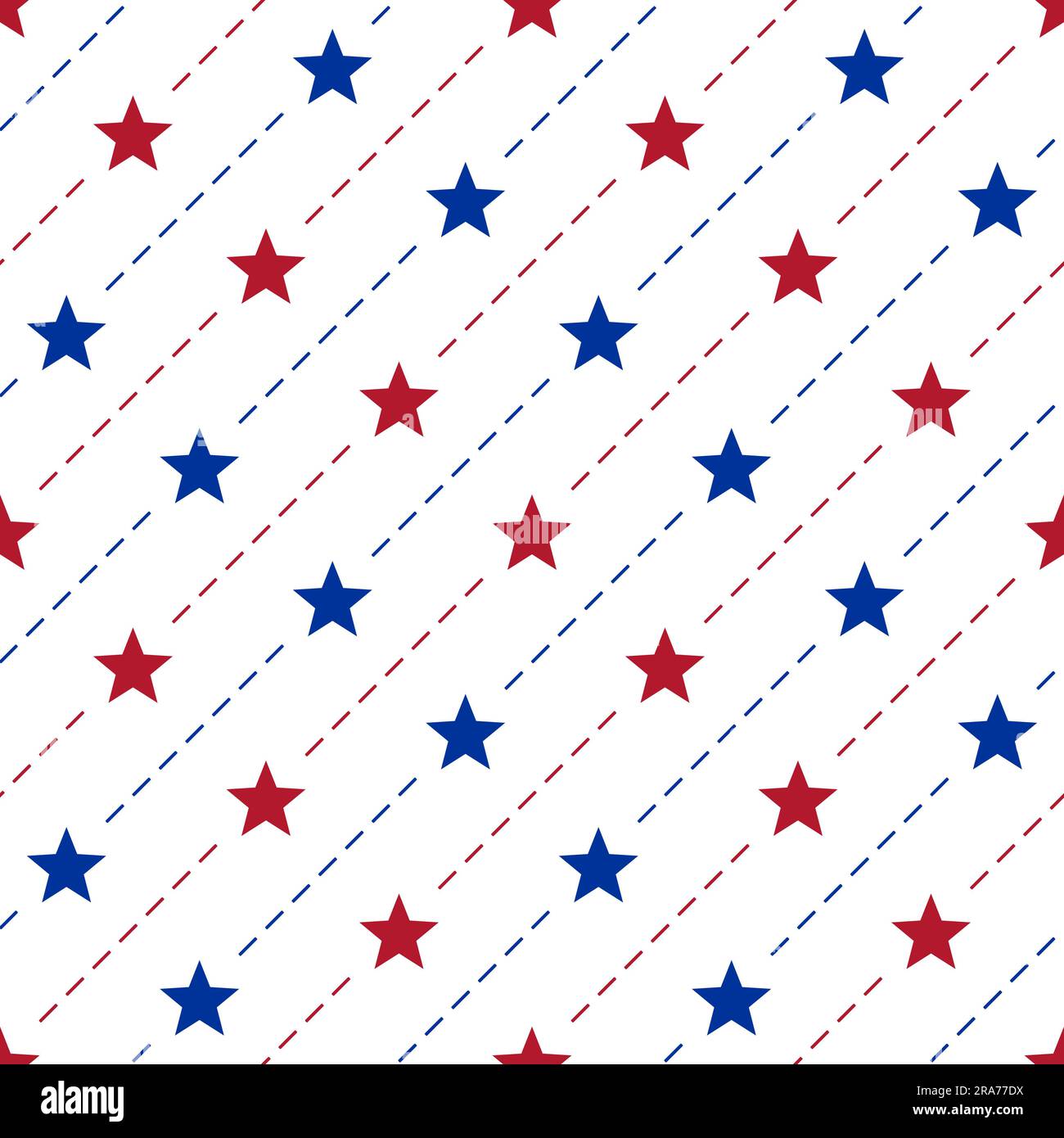 Stars And Diagonal Dotted Line Seamless Pattern Abstract Background Of