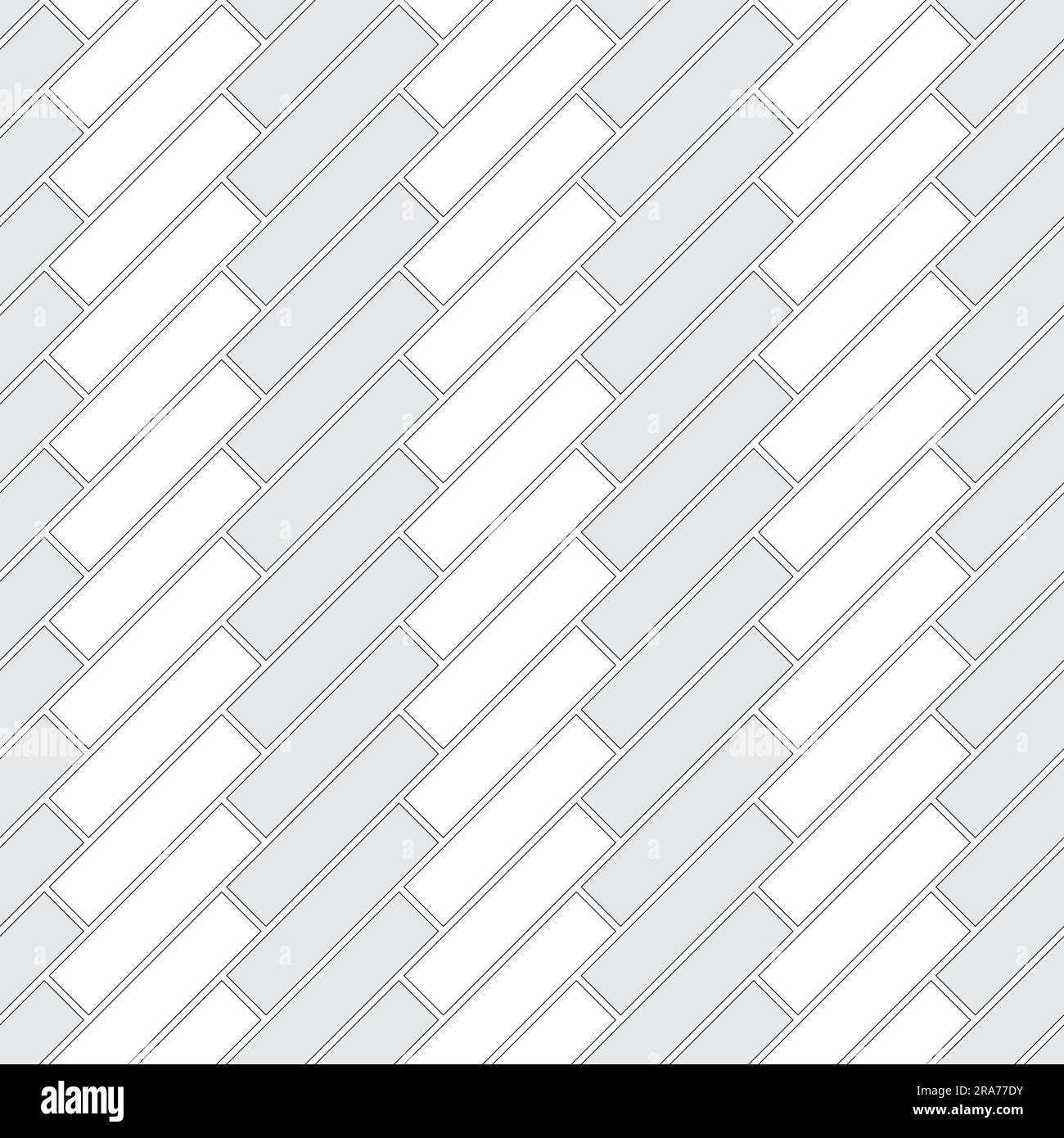 Brickwork texture seamless pattern. Diaganal appearance of Stretcher ...