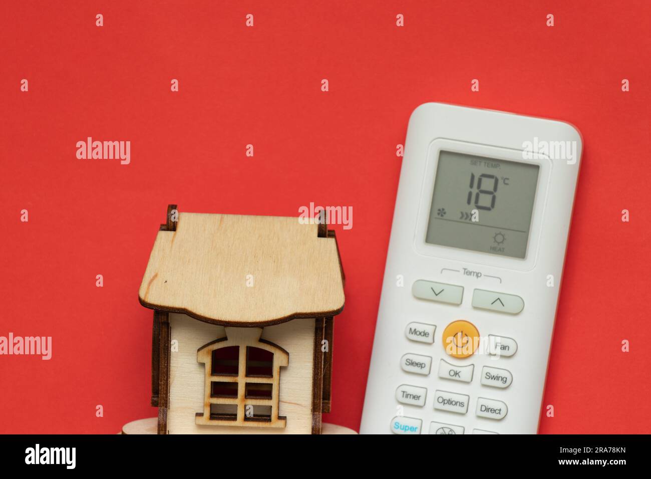 white air conditioner remote control with temperature mode for heat ...