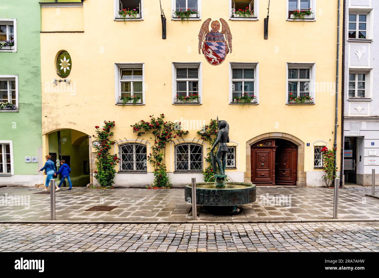 Vilshofen an der Donau, Bavaria - DE - June 6, 2023 Landscape view of ...
