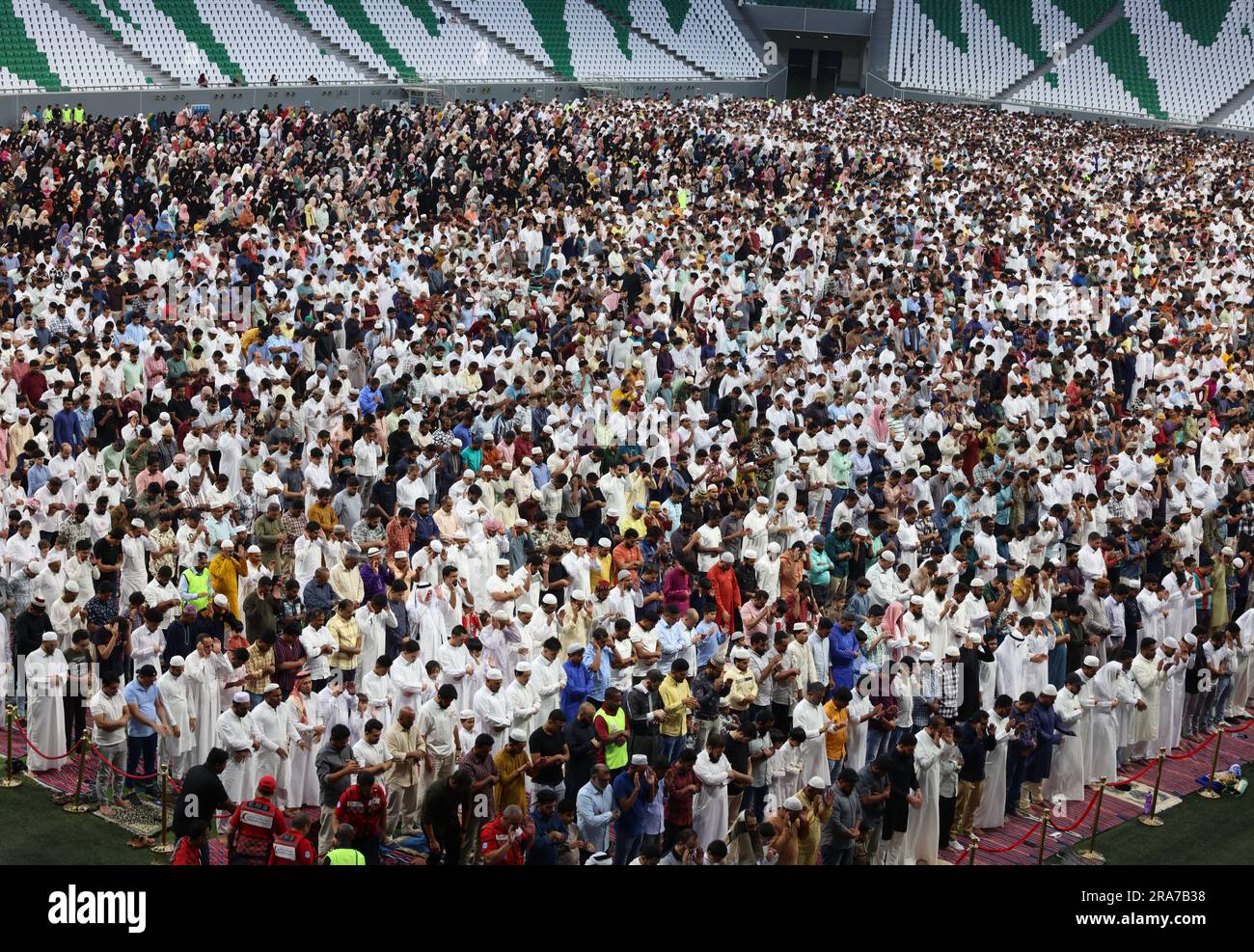Eid al -Adha prayers at Education city stadium Doha Qatar 28-06-2023 ...