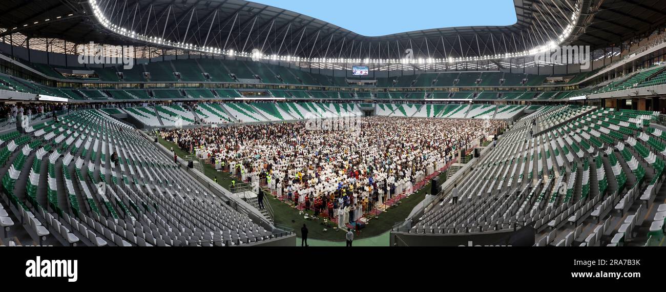 Eid al -Adha prayers at Education city stadium Doha Qatar 28-06-2023 ...