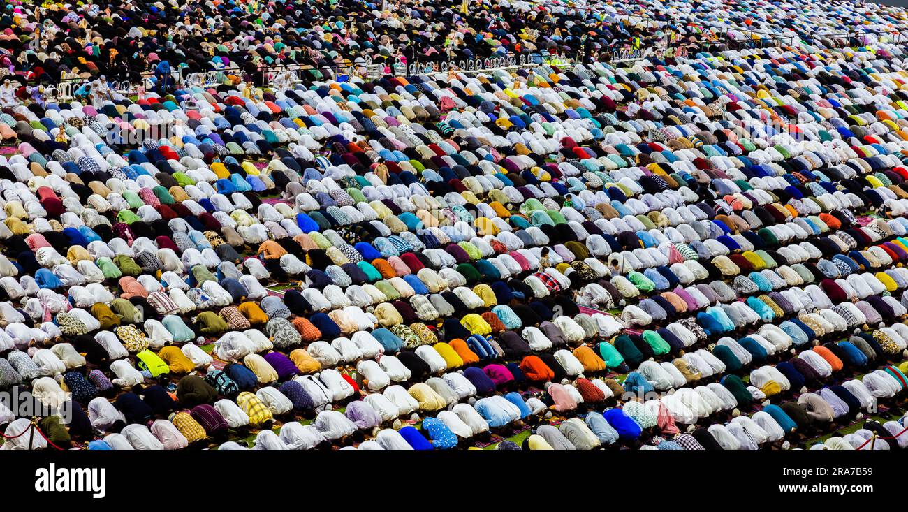 Eid al -Adha prayers at Education city stadium Doha Qatar 28-06-2023 ...