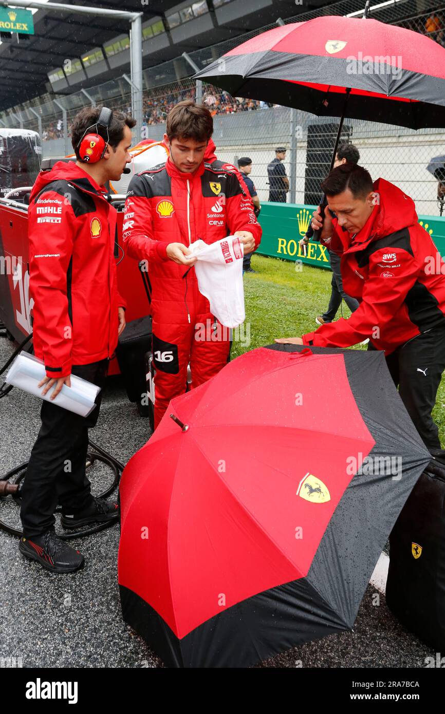Charles leclerc wearing racing suit hi-res stock photography and images ...