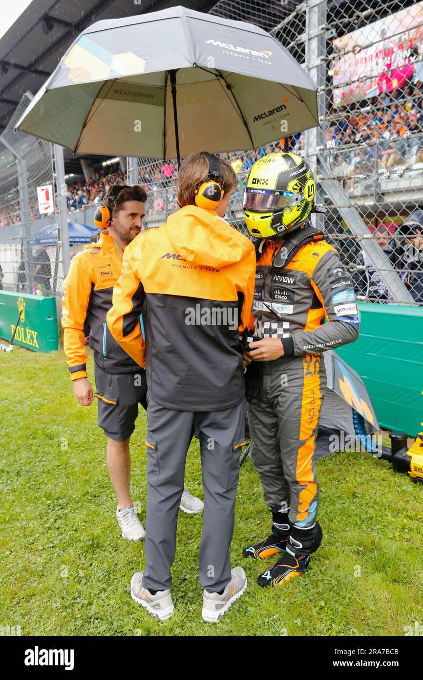Lando norris wearing racing suit hi-res stock photography and images ...