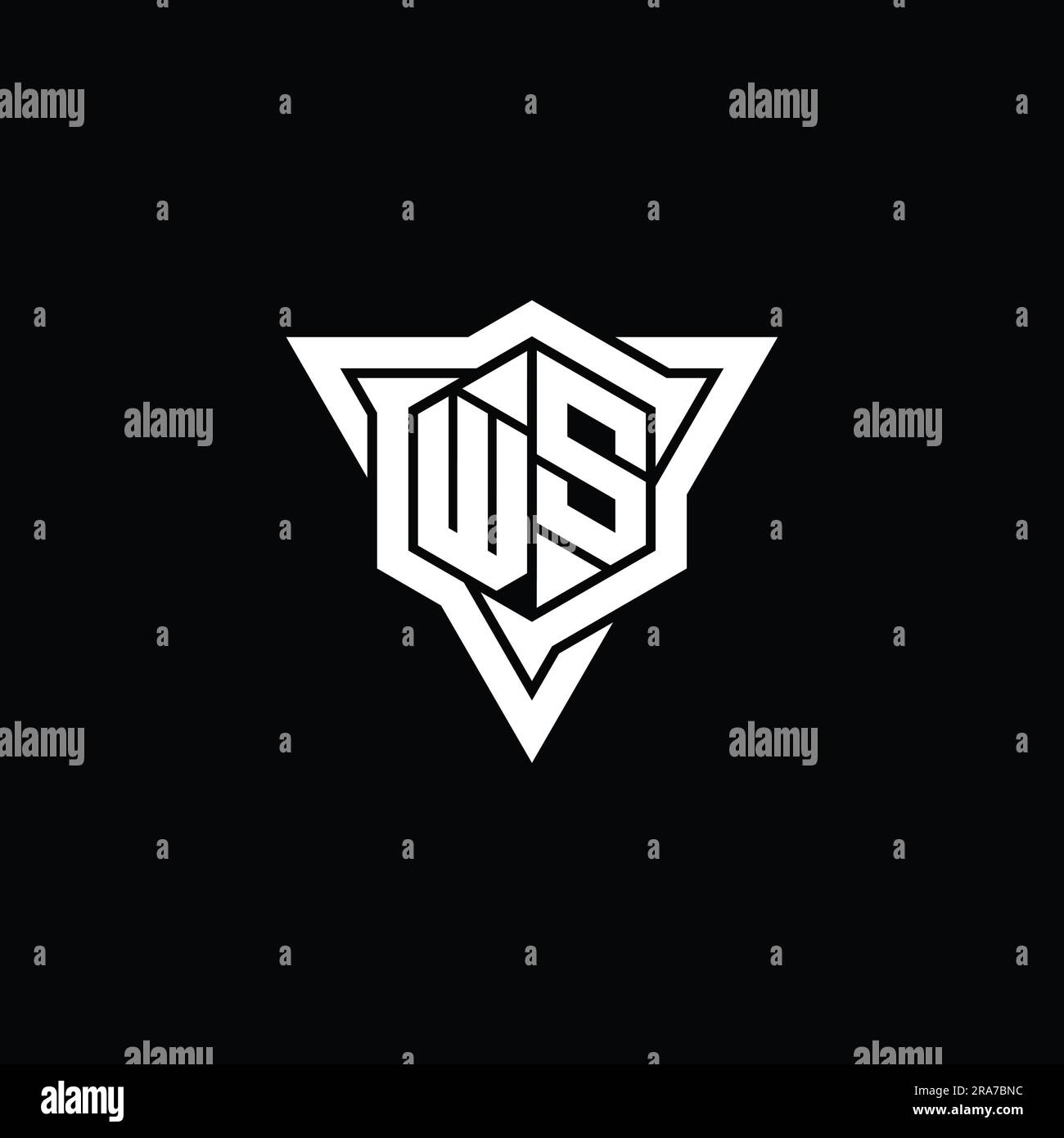 Ws letter logo hi-res stock photography and images - Alamy