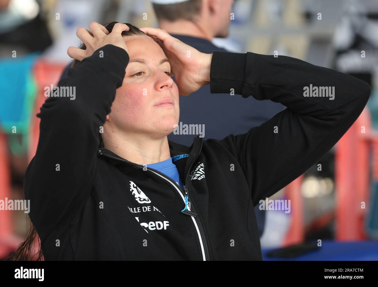 Charlotte Bonnet during the French Elite Swimming Championships on June ...