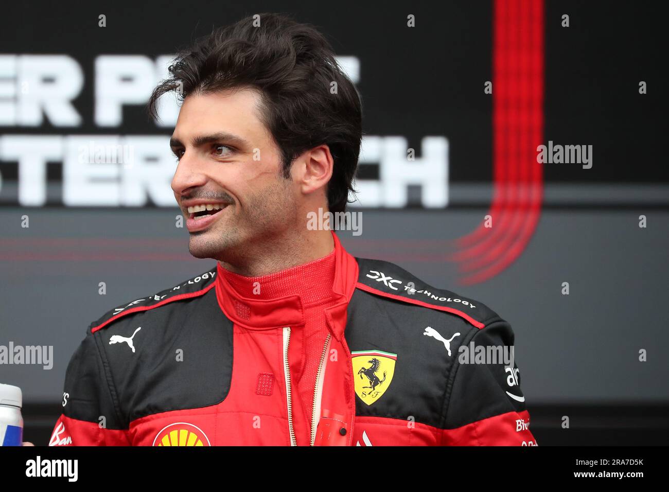 Spielberg, Austria. 01st July, 2023. Carlos Sainz of Scuderia Ferrari ...