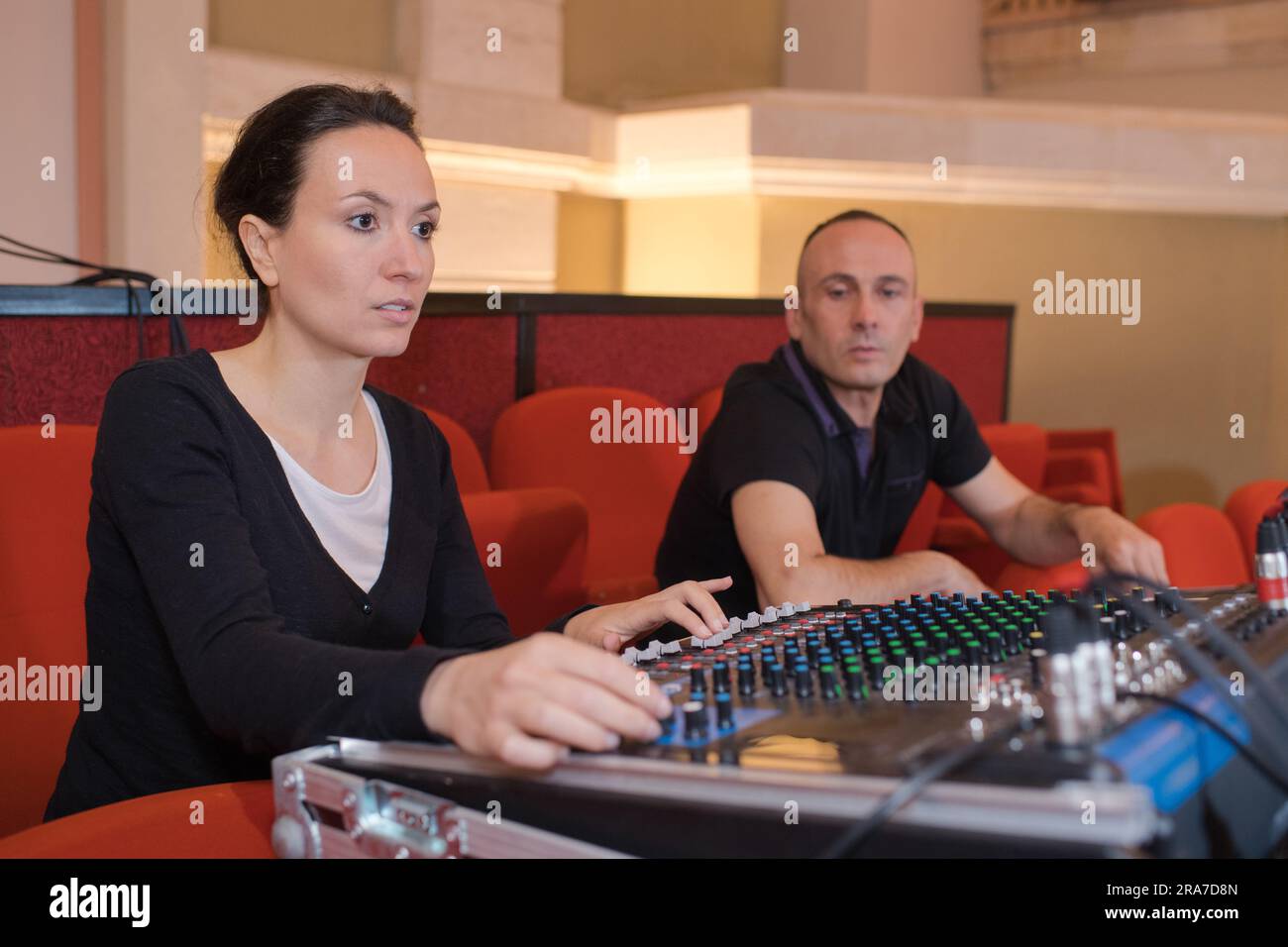 Unrecognizable sound producer engineer hi-res stock photography and ...
