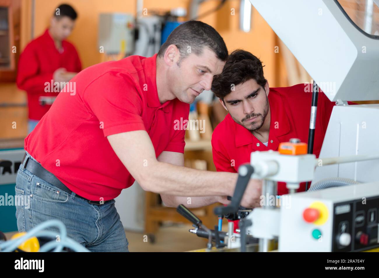 Two factory workers in lab hi-res stock photography and images - Alamy