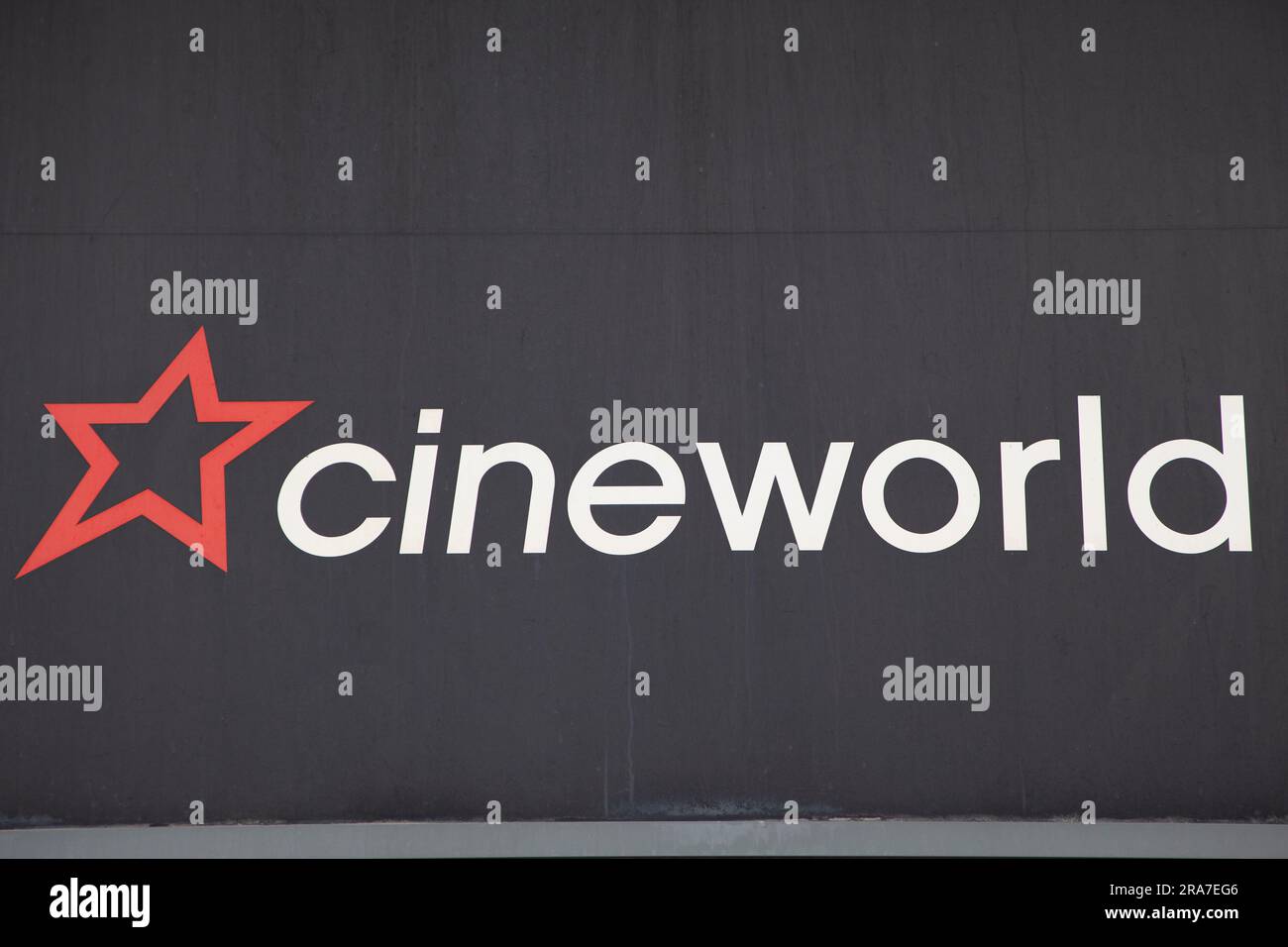 Cineworld sign on a location in Weston Super Mare Stock Photo - Alamy