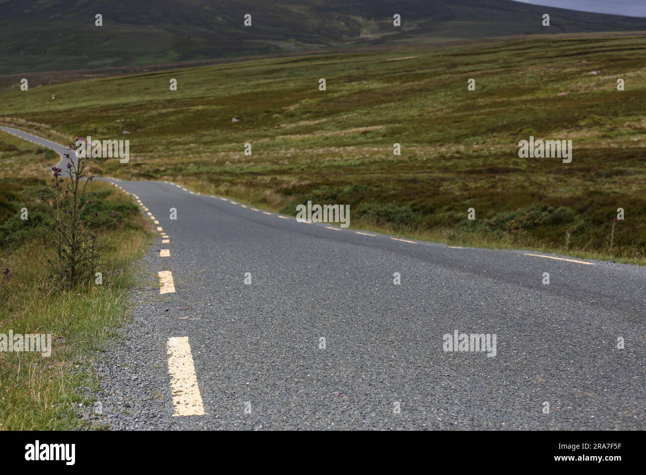 Irish road through landscape Stock Photo - Alamy