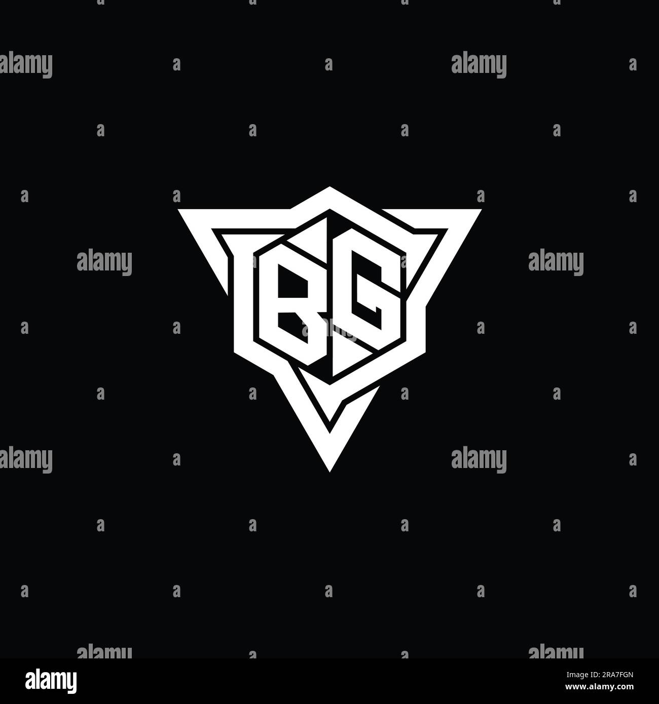 Bg gaming logo hi-res stock photography and images - Alamy