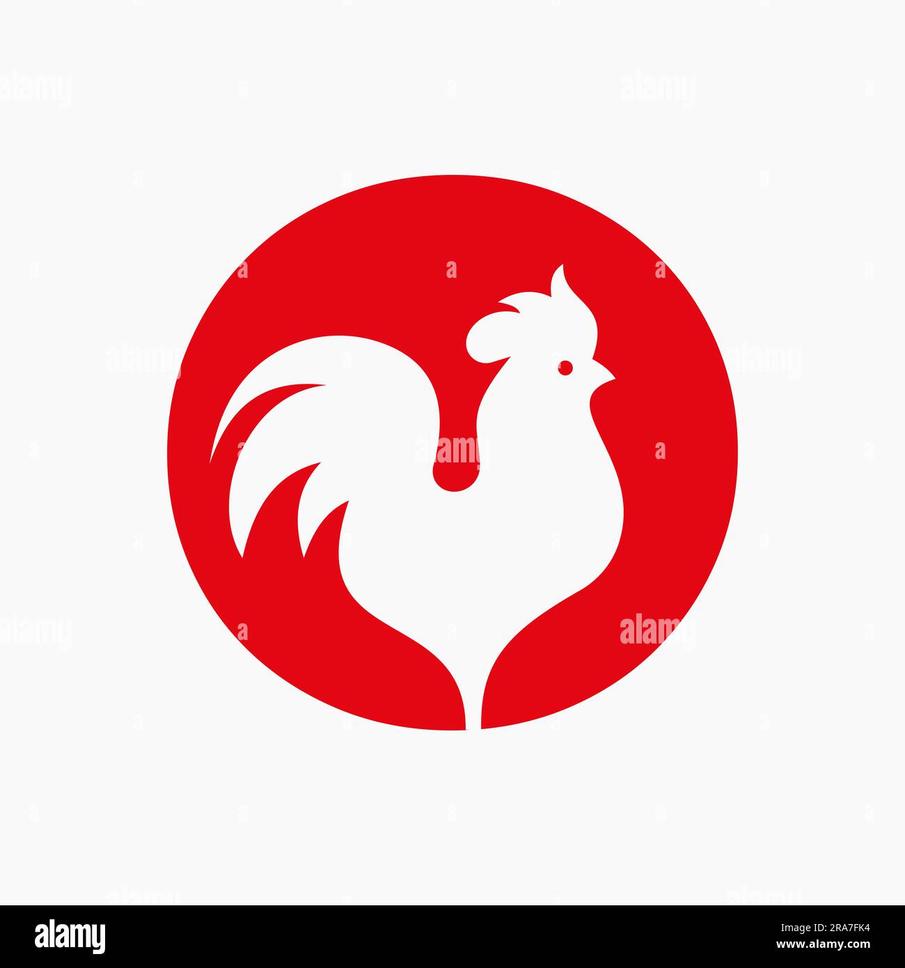 Letter O Poultry Logo With Hen Symbol. Chicken Logo, Rooster Sigh ...