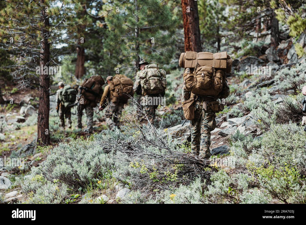 U.S. Marine Corps Staff Sgt. Michael Mullinix, a reconnaissance Marine ...