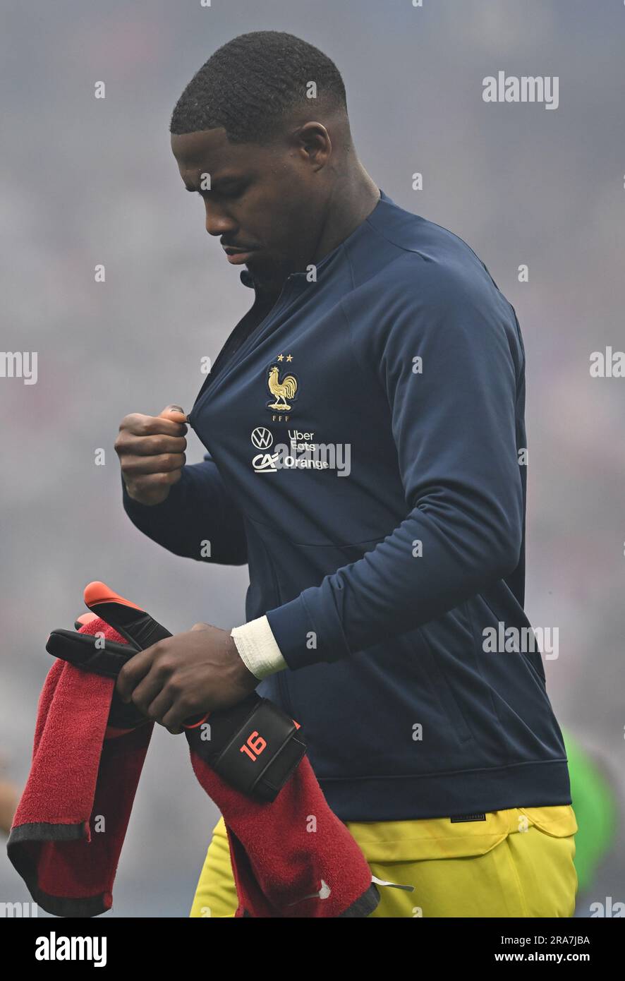 PARIS, FRANCE - JUNE 19: Mike Maignan of France during the UEFA EURO 2024 qualifying round group ...