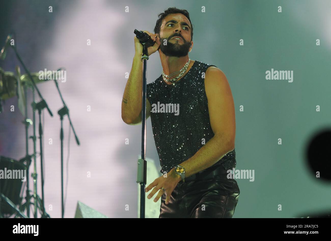 Bologna, Italy. 01st July, 2023. Italian singer Marco Mengoni ...