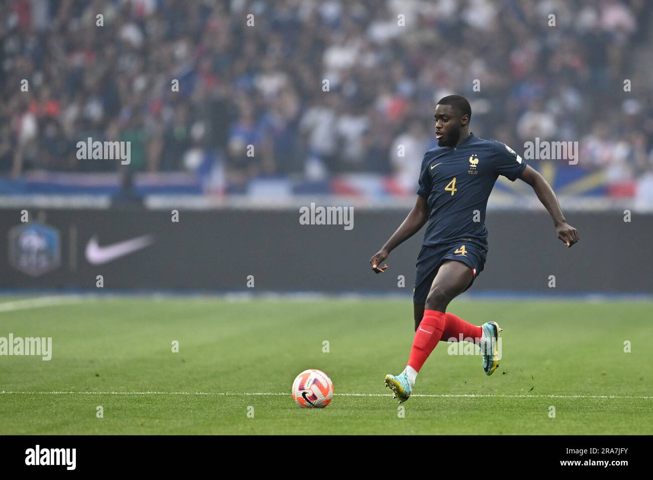 PARIS, FRANCE - JUNE 19: Dayot Upamecano of France during the UEFA EURO ...