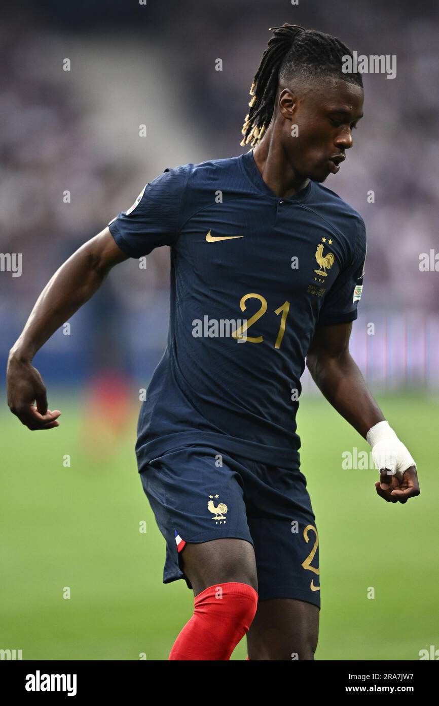 PARIS, FRANCE - JUNE 19: Eduardo Camavinga of France during the UEFA ...