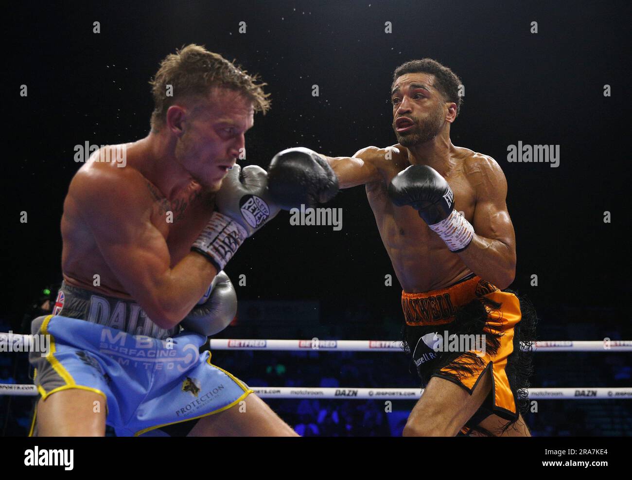 Dalton Smith (left) and Sam Maxwell in action during their British and ...