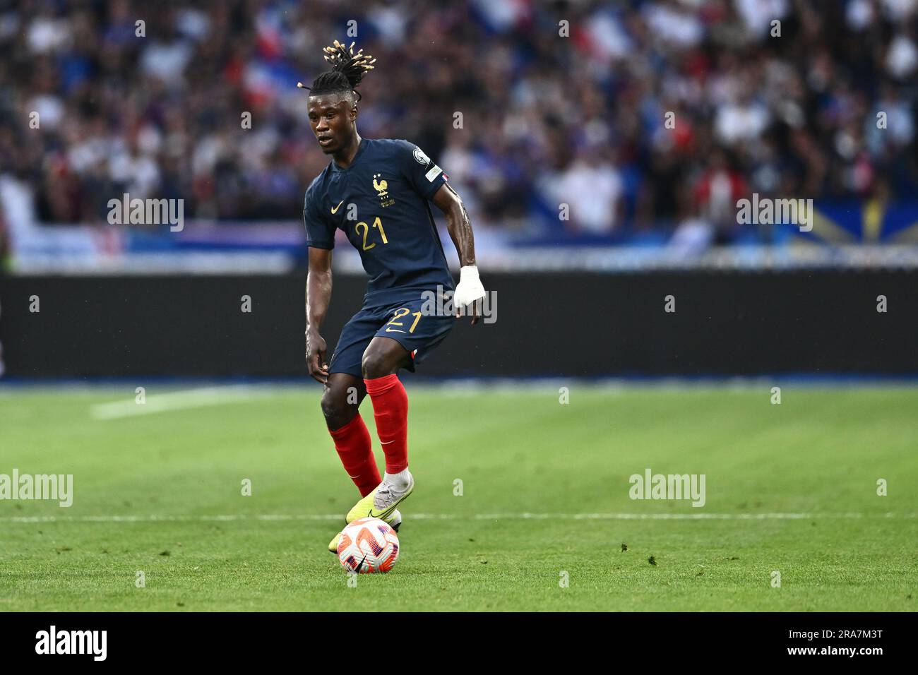 PARIS, FRANCE - JUNE 19: Eduardo Camavinga of France during the UEFA ...