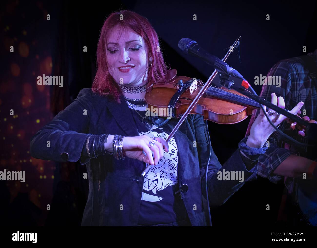 Sabine Hay, Derbyshire UK. 01 July 2023. Exile Music Festival. Caption ...