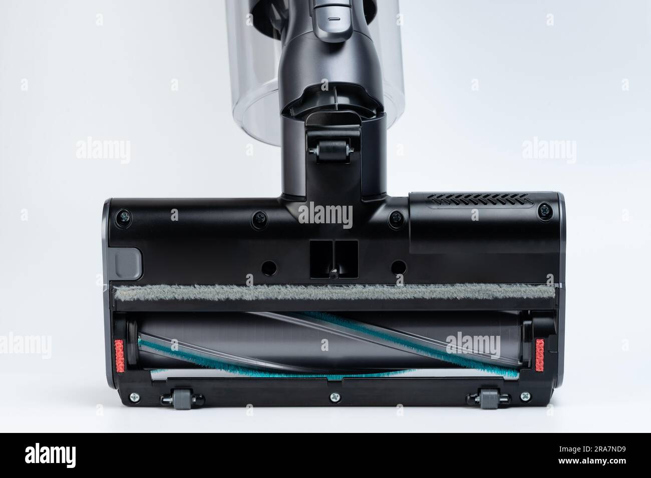 New suction sweep vacuum brush isolated on white studio background ...