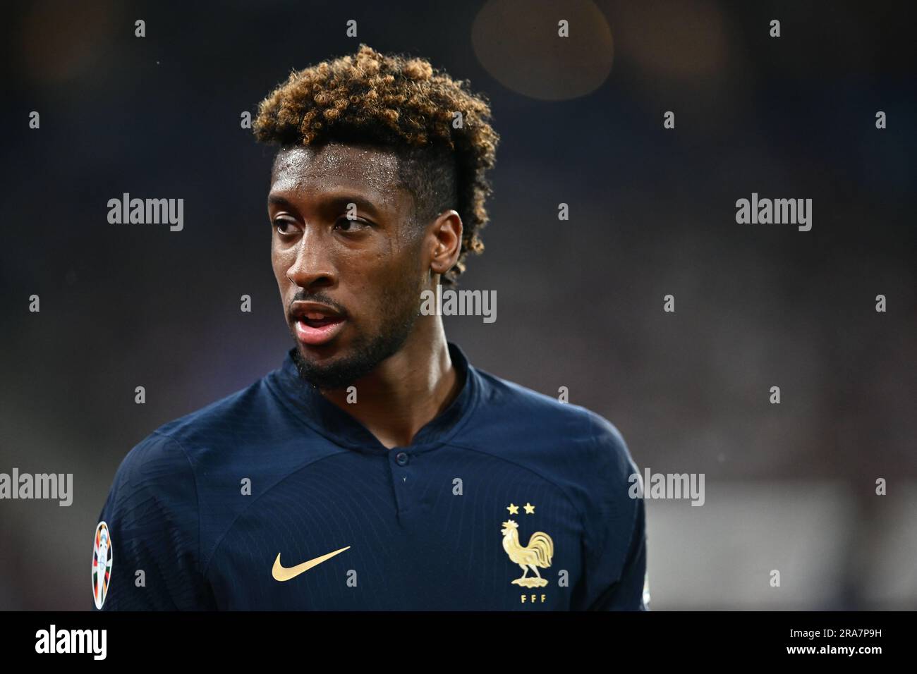 PARIS, FRANCE - JUNE 19: Kingsley Coman of France during the UEFA EURO ...