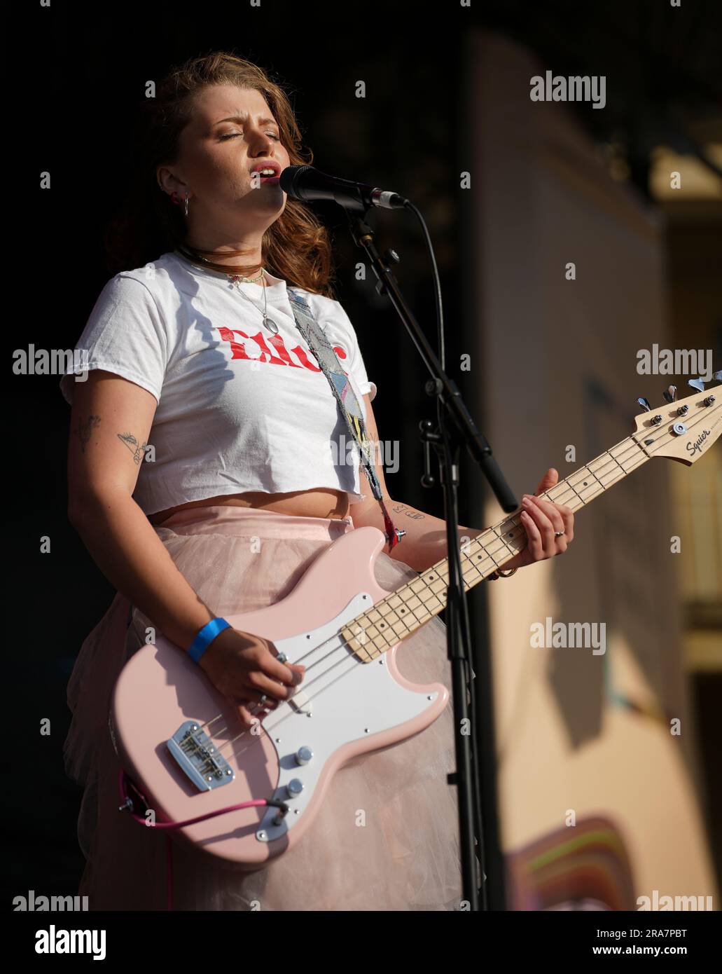Halifax, UK. 01st July, 2023. Ellur supporting Starsailor and Embrace ...