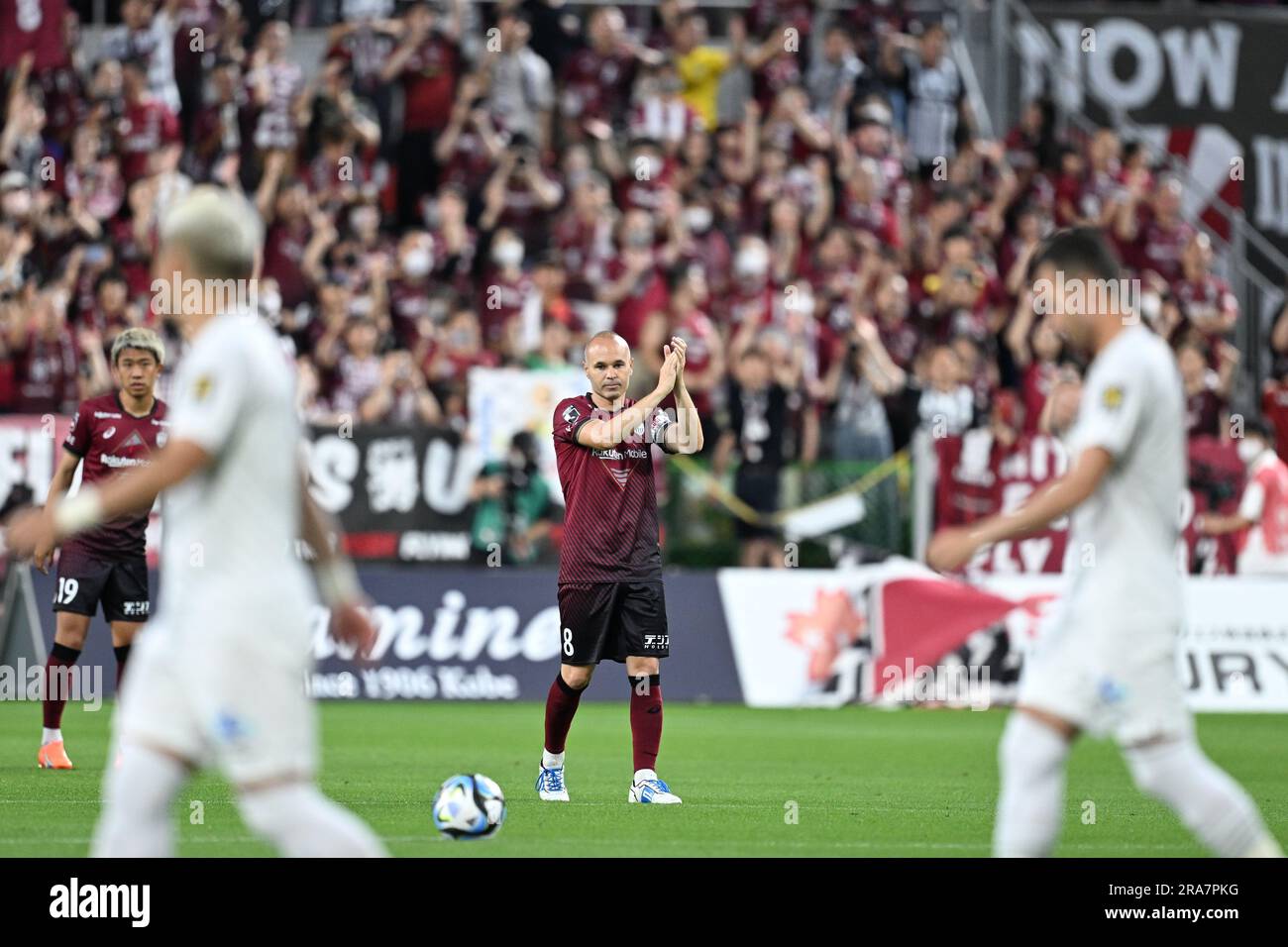 Hyogo, Japan. Credit: MATSUO. 1st July, 2023. Andres Iniesta (Vissel ...