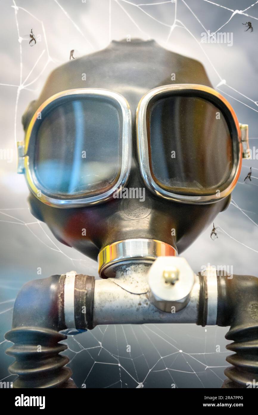 Cs Tear Gas Mask Suit