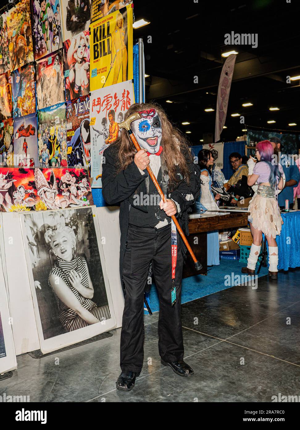 Miami Beach, Miami, Florida - July 1, 2023: Florida Supercon, colorful ...