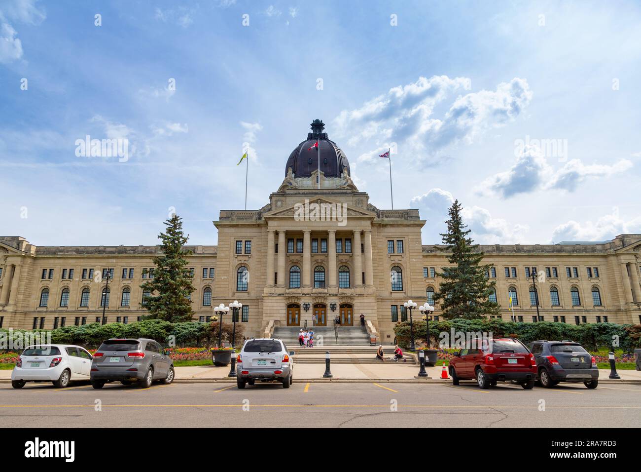 REGINA, SK, CANADA, JUNE 24, 2023: People visiting the Legislative ...